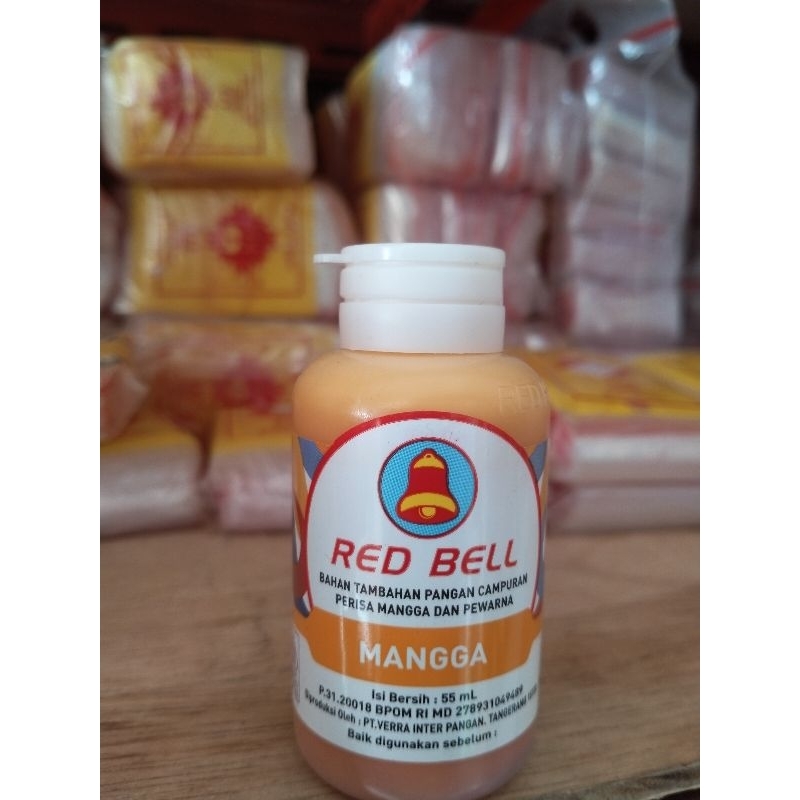 Jual Red bell mangga 55 mL / pewarna makanan/ perisa makanan | Shopee ...