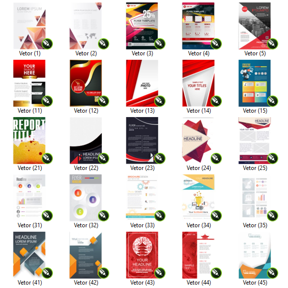 Jual 1155 brosur dan pamflet format cdr | Shopee Indonesia