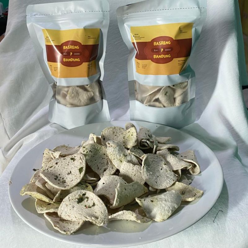 Jual Basreng Koin Original Asin Daun Jeruk 100 gram | Shopee Indonesia