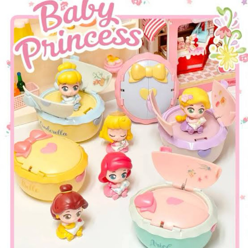 Jual Figure Disney princess rapunzel Cinderella ariel belle selected ...