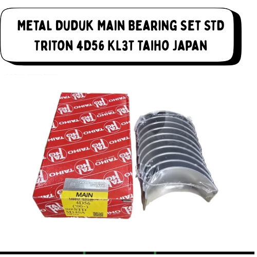 Jual Metal Duduk Main Bearing Set STD Triton 4D56 KL3T Taiho Japan | Shopee Indonesia