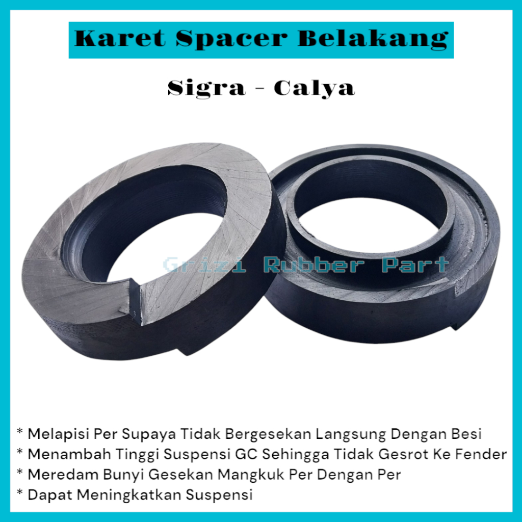 Jual Karet Tatakan Peninggi Per Keong Sigra Calya Belakang Bawah Model ...