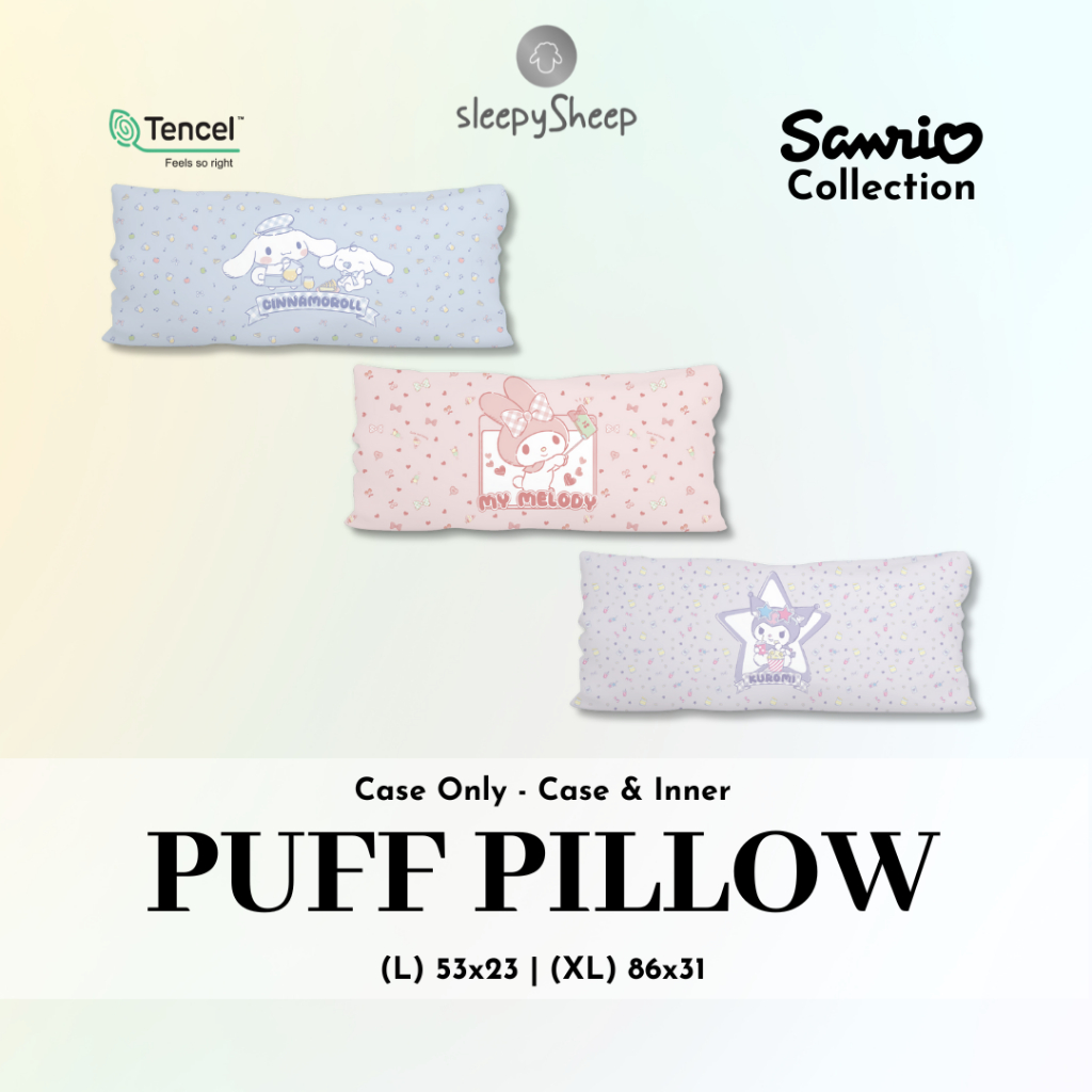 Jual SLEEPYSHEEP SANRIO Puff Hugging Pillow Bantal Peluk Cinnamoroll My ...