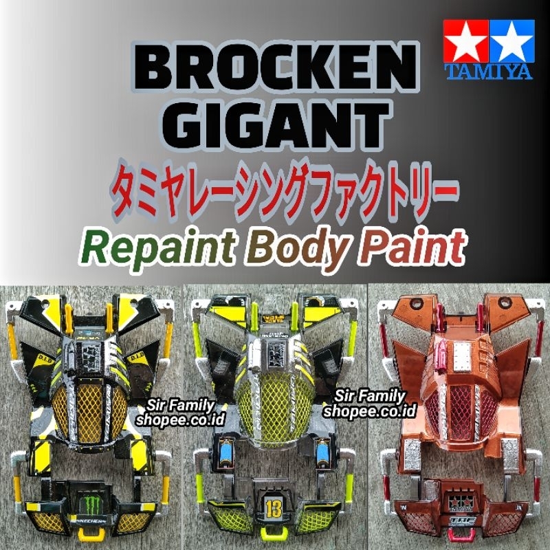 Jual Tamiya Brocken Gigant Costume Repaint Finishing Model Body Paint ...