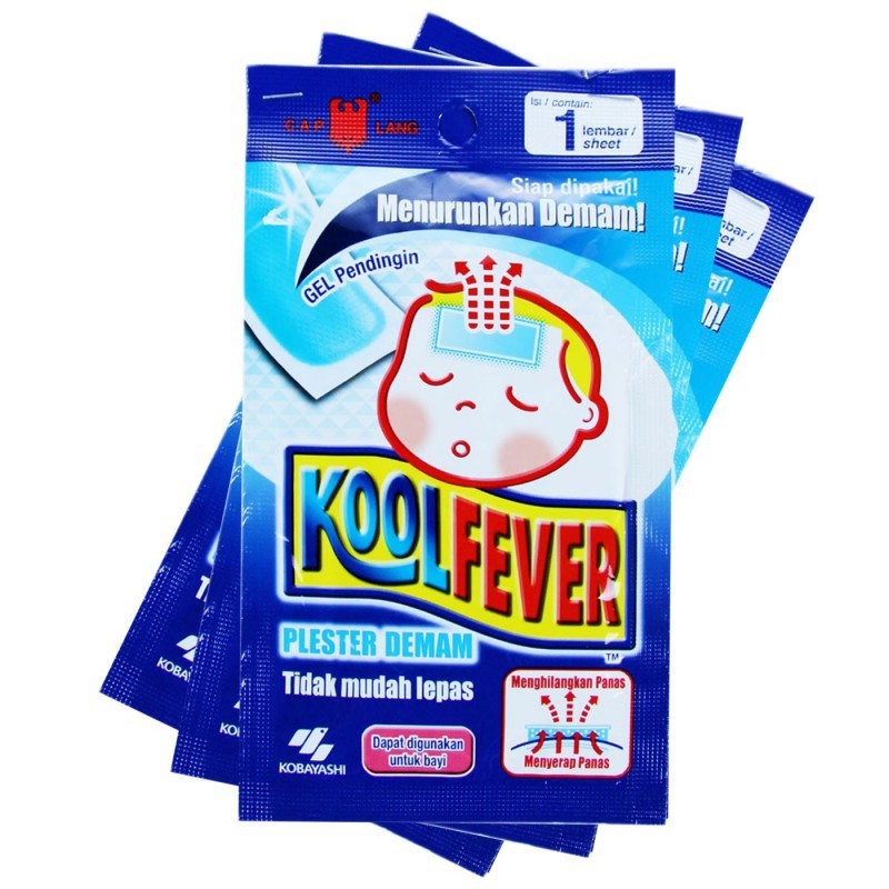 Jual Kool Fever Anak Plester Kompres Penurun Demam Aman Untuk Anak-Anak | Shopee Indonesia