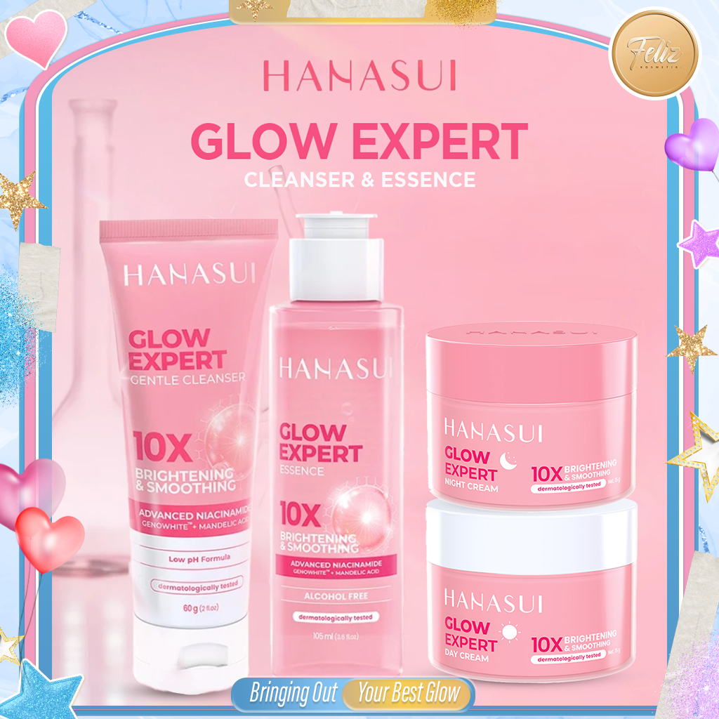Jual * FELIZ * HANASUI Glow Expert [Day & Night Cream / Essence ...