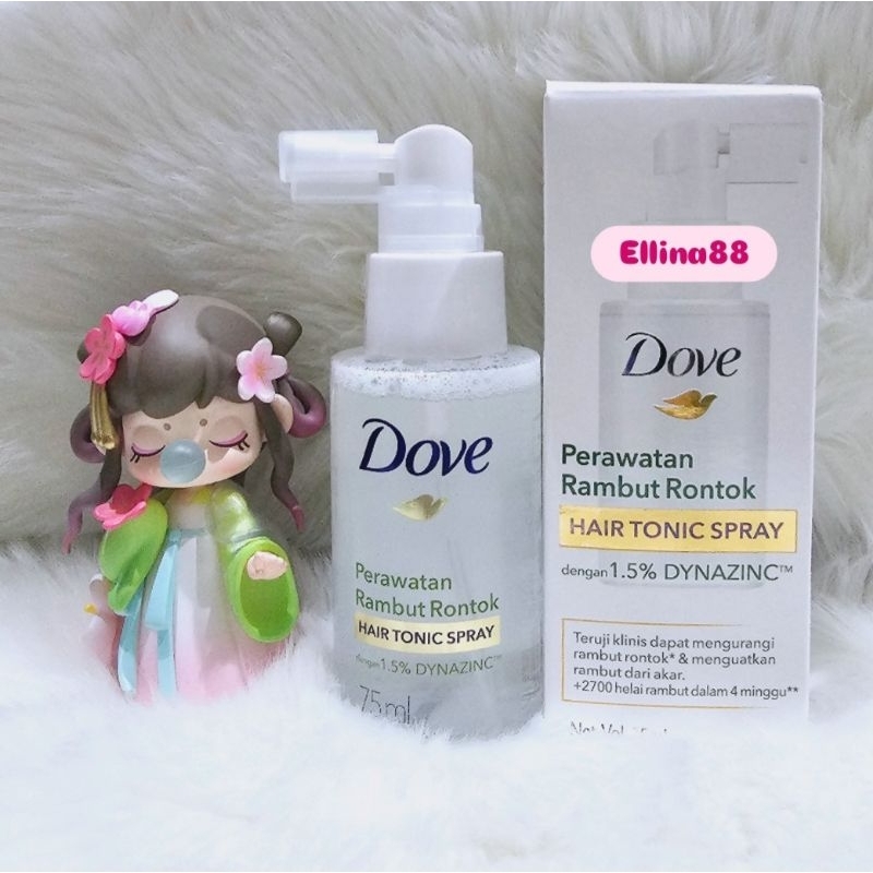 Jual dove hair tonic spray perawatan rambut rontok 75ml | Shopee Indonesia