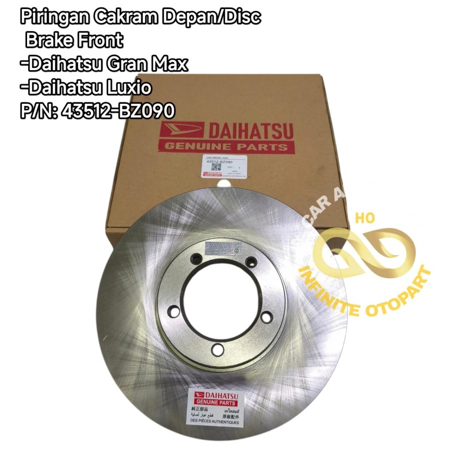 Jual PIRINGAN CAKRAM DEPAN DISC BRAKE FRONT GRANDMAX GRANMAX GRAND GRAN ...