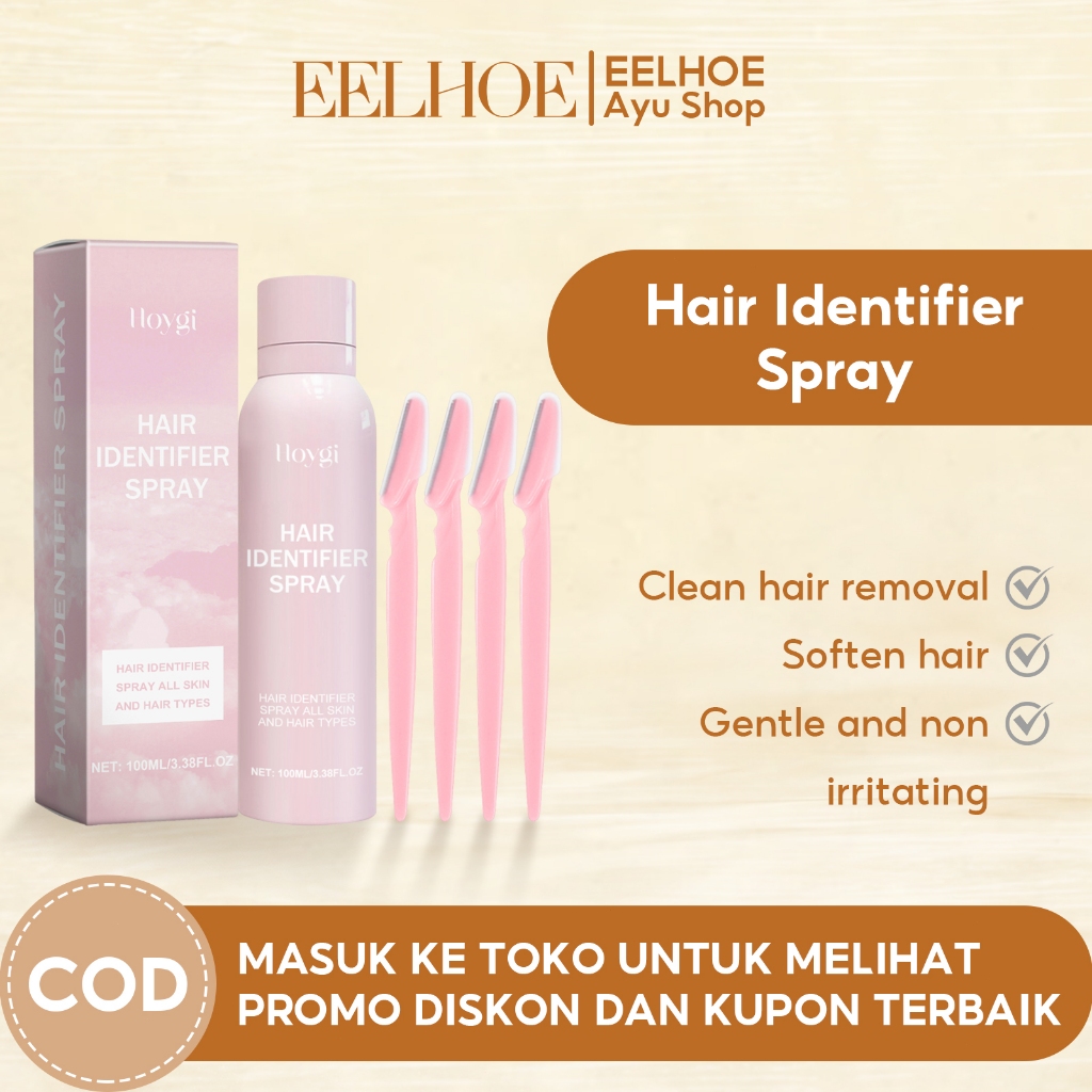 Jual Hair Identifier Spray 100ml Hair Remover Hair Removal Anti Iritasi ...