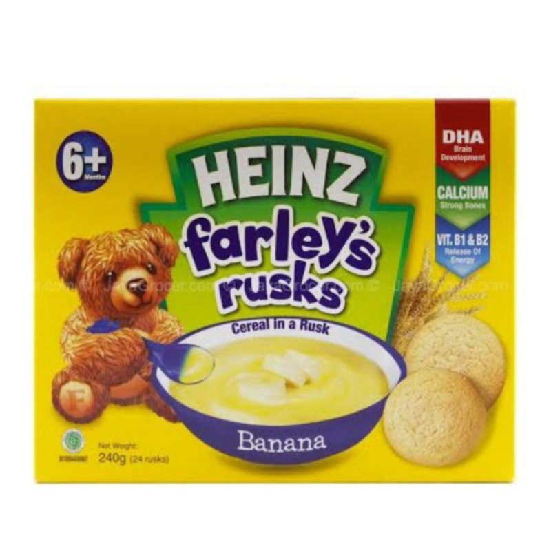 Jual PROMO | HEINZ FARLEYS RUSK | BANANA | 120 Grm | Shopee Indonesia