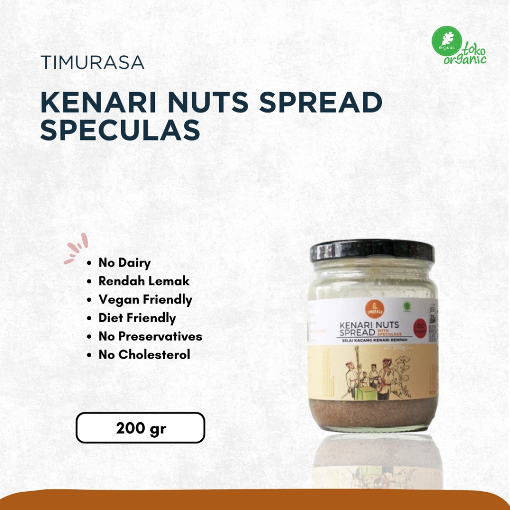 Jual Timurasa Kenari Nut Spread Speculas (200gr) Selai Kacang Kenari ...