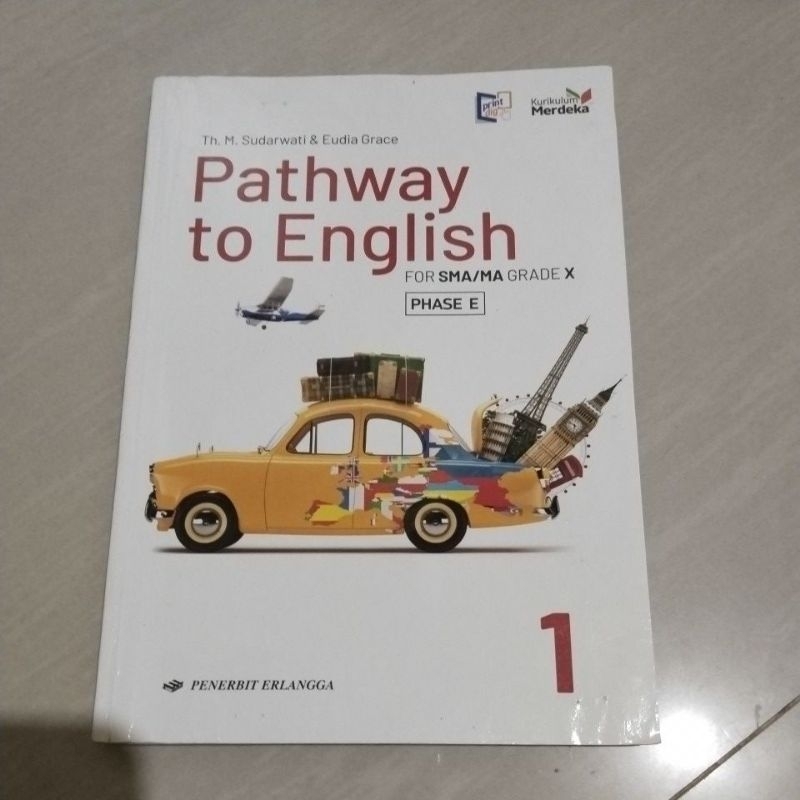 Jual BUKU ORI BUKU PATHWAY TO ENGLISH KELAS 1 SMA PENERBIT ERLANGGA KURIKULUM MERDEKA | Shopee ...