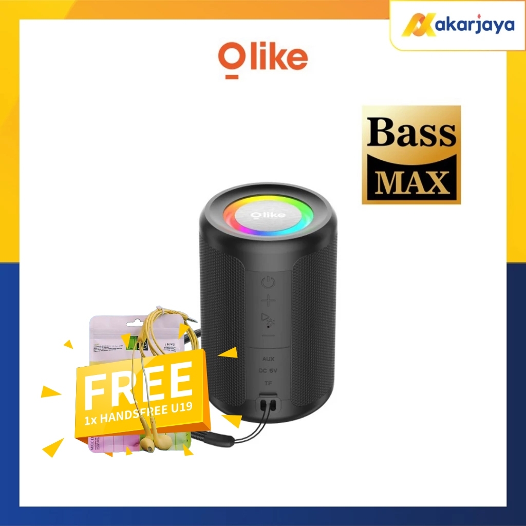 Jual (Free Headset U19) Olike SF9 Wireless Portable Bluetooth Speaker ...