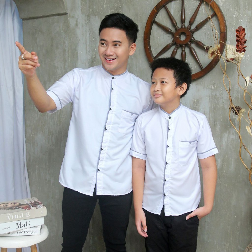 Jual Fawlane - Busana Muslim Dewasa dan Anak Lengan Pendek Motif Wajek ...