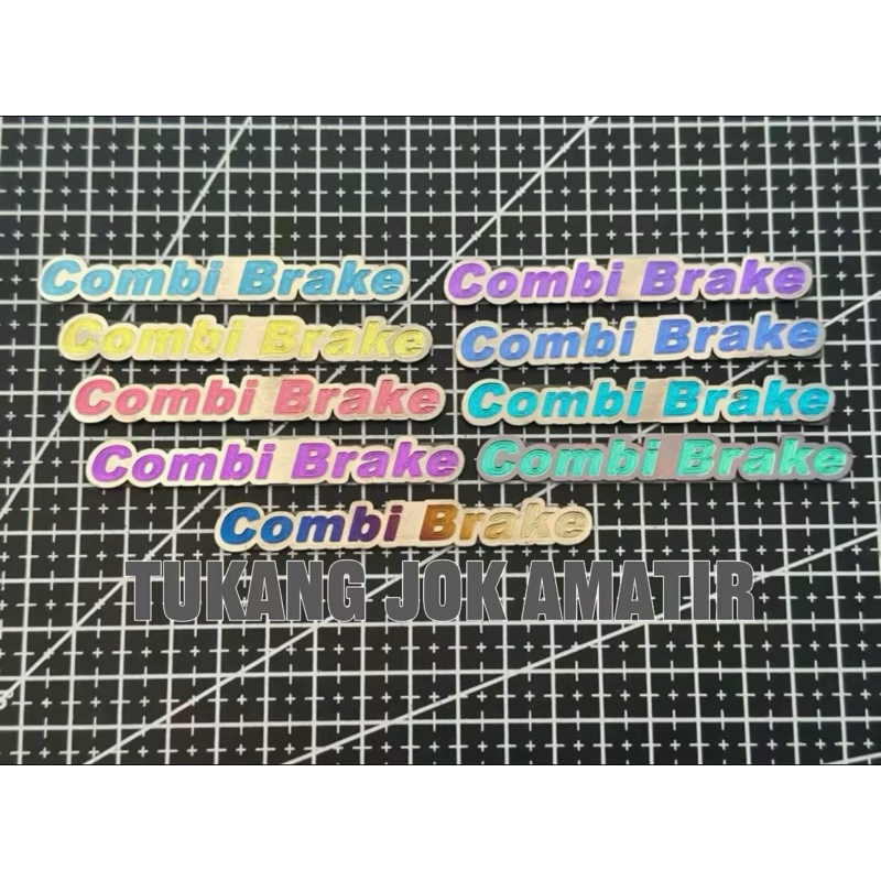 Jual Emblem Logo Combi Brake Titanium GR5 Original Vietnam Emblem Logo ...