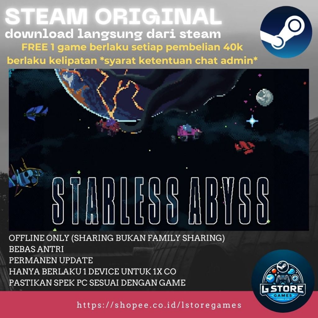 Jual Starless Abyss PC Sharing Original Offline | Shopee Indonesia