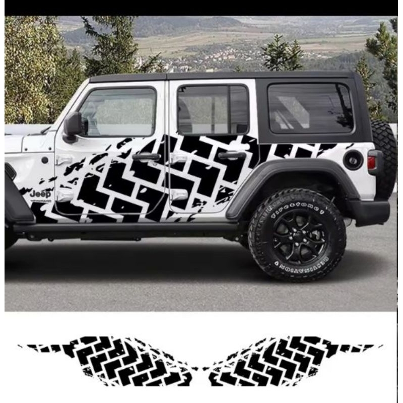 Jual CUTTING STICKER TERBARU MOBIL JEEP, RUBICON, KATANA, JIMNY, FEROZA ...
