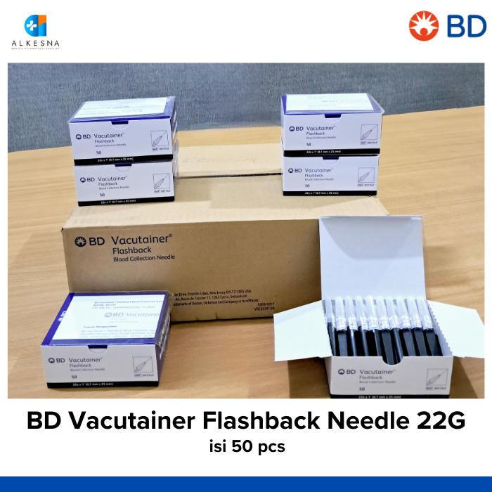 Jual BD Vacutainer Flashback Needle 22g | Shopee Indonesia