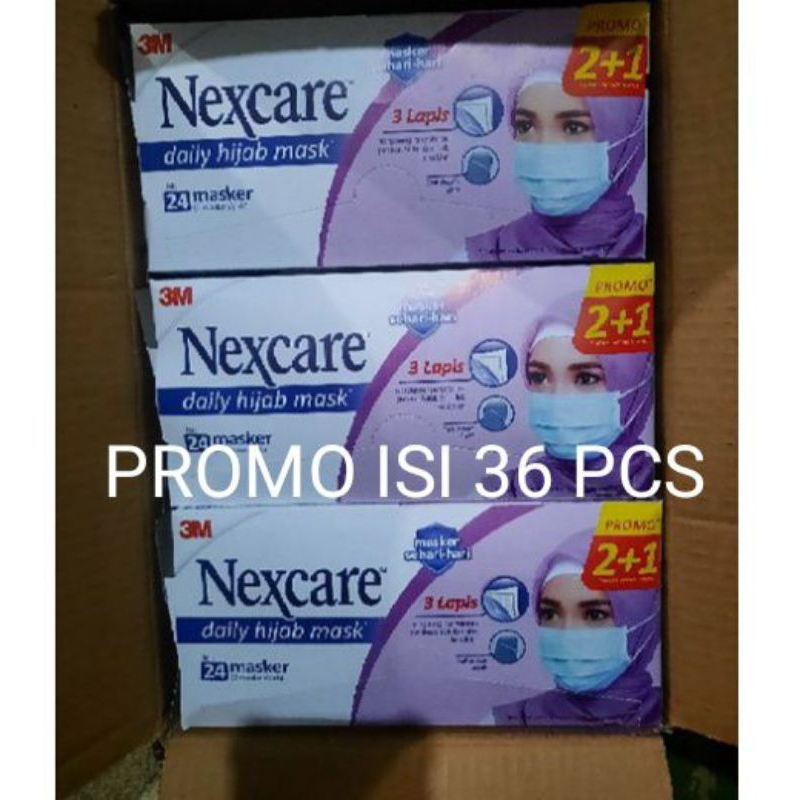 Jual Masker Nexcare Daily Hijab Masker Medis Box | Shopee Indonesia