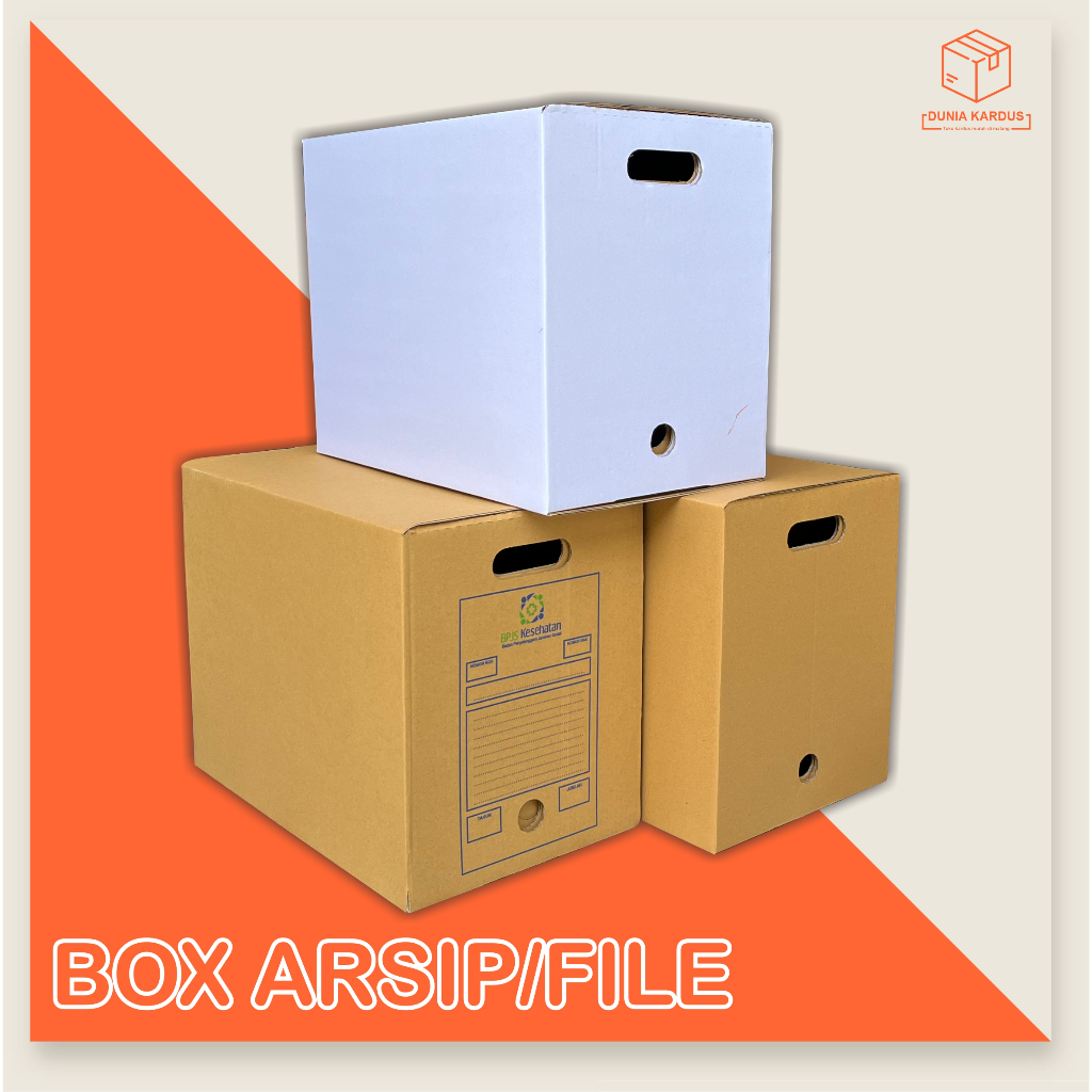 Jual Kardus box Arsip 45x28x35 cm | dokumen | box file | box penyimpanan | kardus file | kardus ...