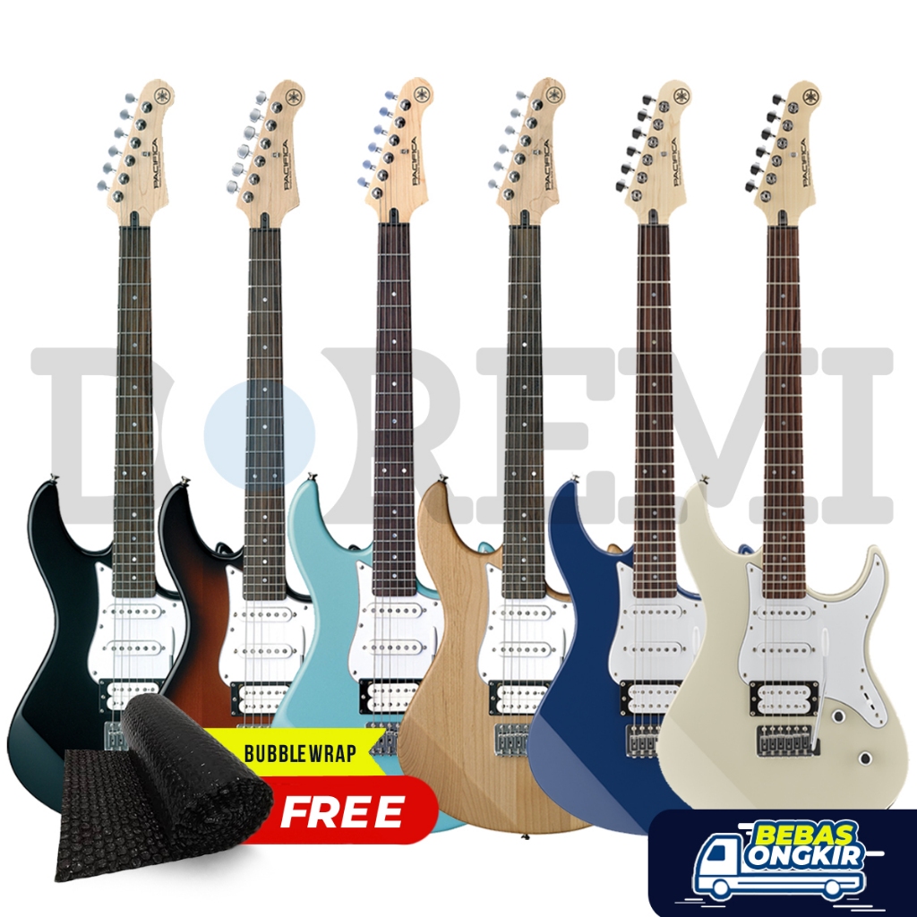 Jual Yamaha Gitar Elektrik Pacifica PAC112V / PAC 112 V / PAC-112V - Black / Silver / Red ...