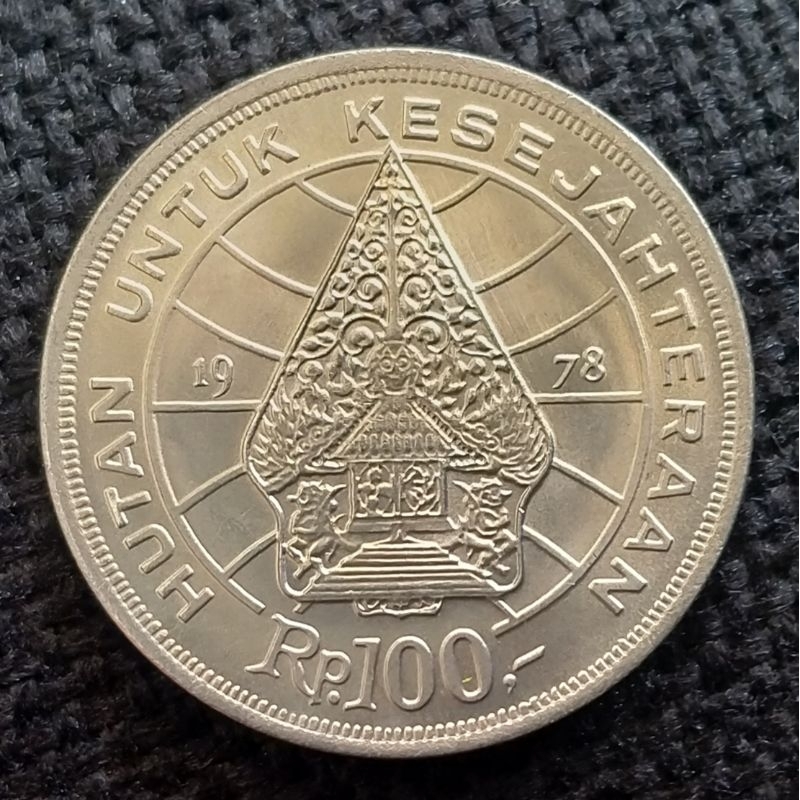 Jual Koin Kuno Indonesia 100 Rupiah Rumah Gadang Tipis 1978 Kinclong Gress Lustre | Shopee Indonesia