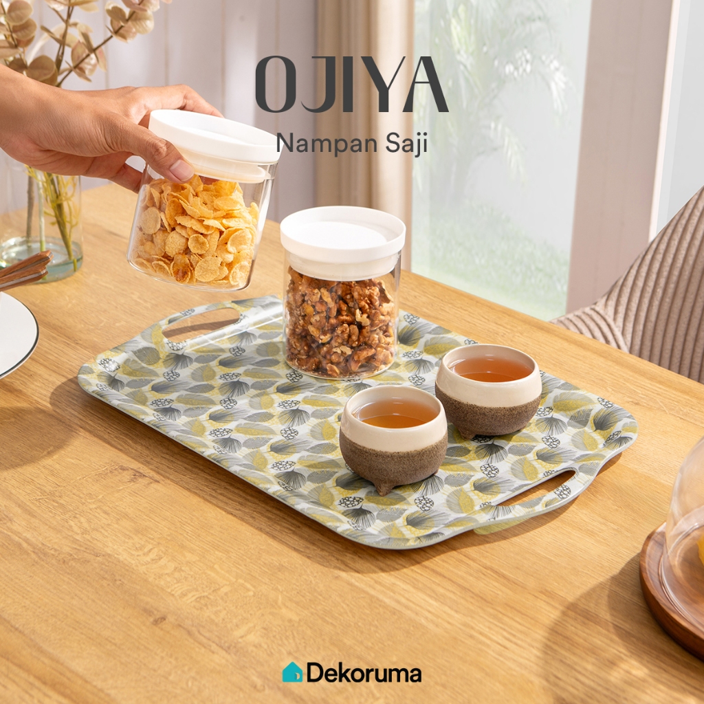 Jual Dekoruma OJIYA Nampan Saji Aesthetic / Tray Persegi Panjang 42x29 ...