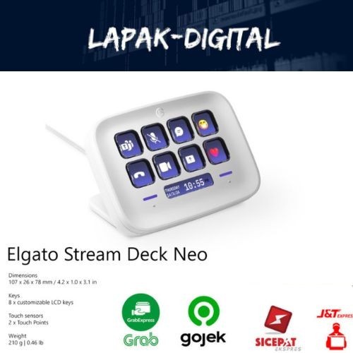 Jual Elgato Stream Deck Neo USB Controller & Livestreaming Assistant ...