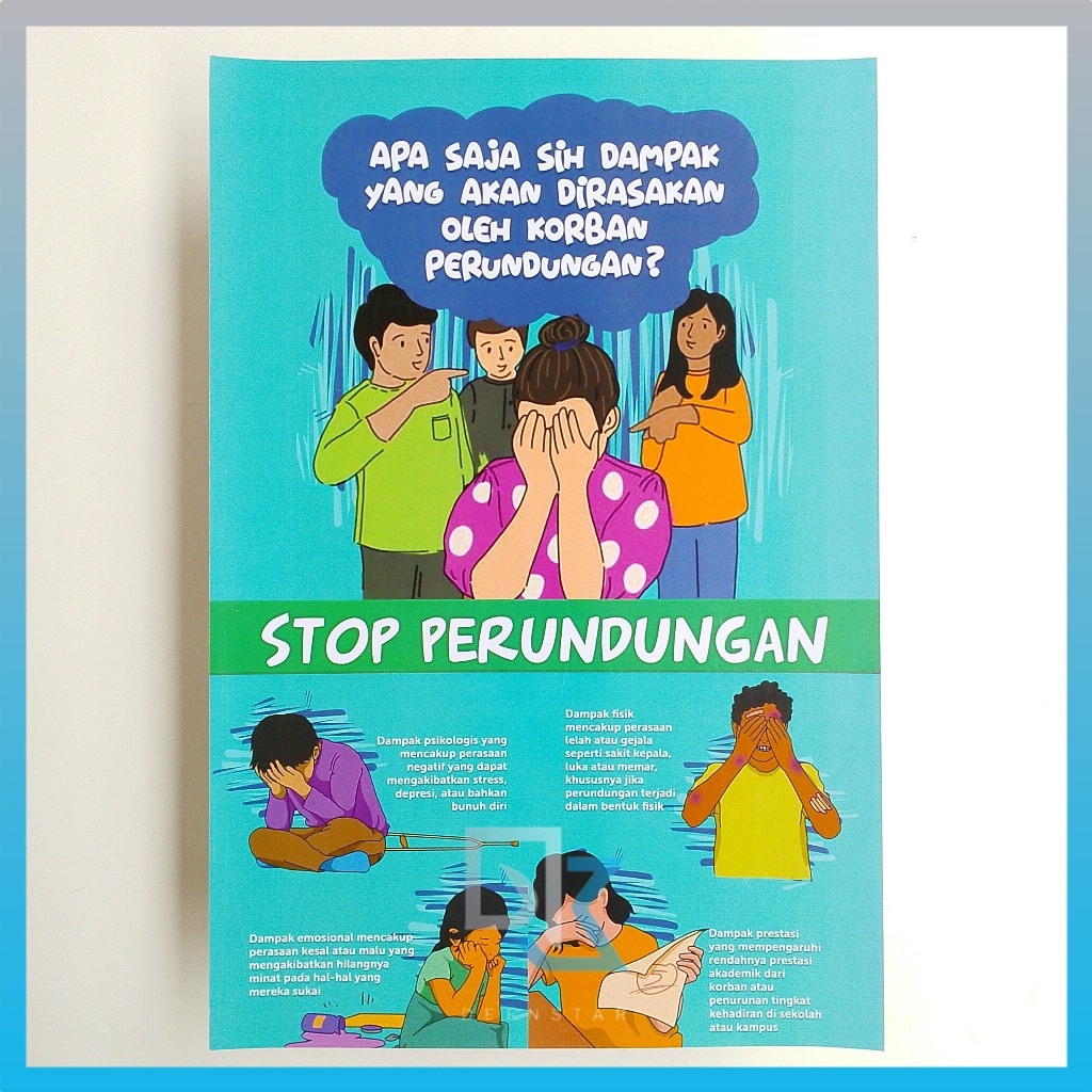 Jual Poster Dampak Perundungan bagi Korban, Stop Bullying, Poster ...