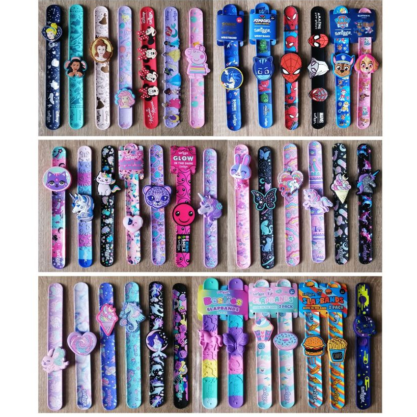 Jual SMIGGLE gelang slapband star wars / frozen / elsa anna / unicorn ...