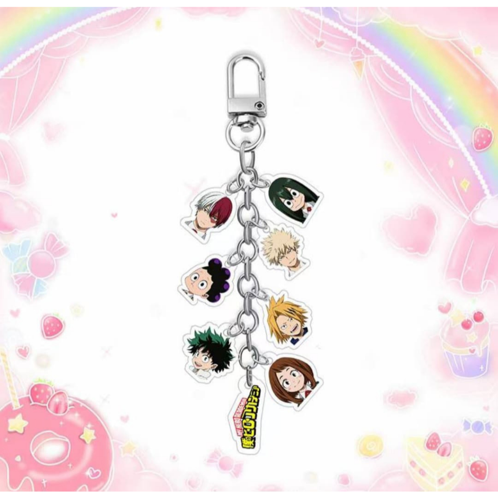 Jual Keyring Akrilik Rantai Anime Boku No Hero Detective Conan Jujutsu ...