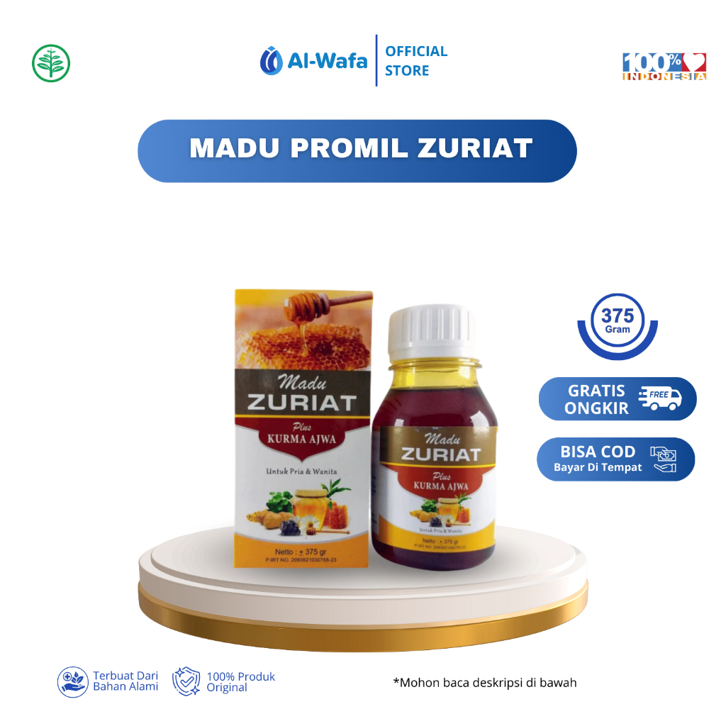 Jual Madu Promil Zuriat plus Kurma Ajwa Untuk Program Hamil Pria Wanita ...