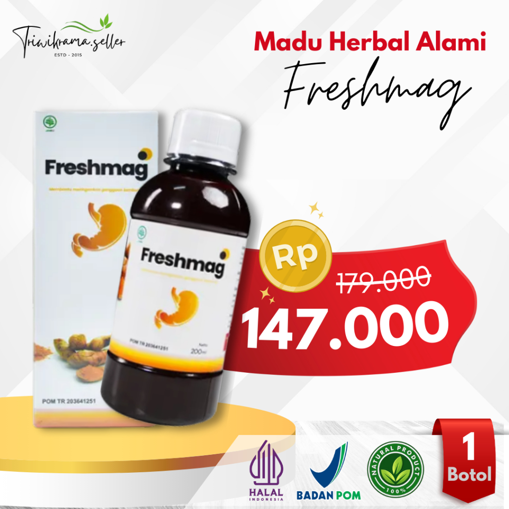 Jual Freshmag Original - Madu Atasi Masalah Asam Lambung | Shopee Indonesia