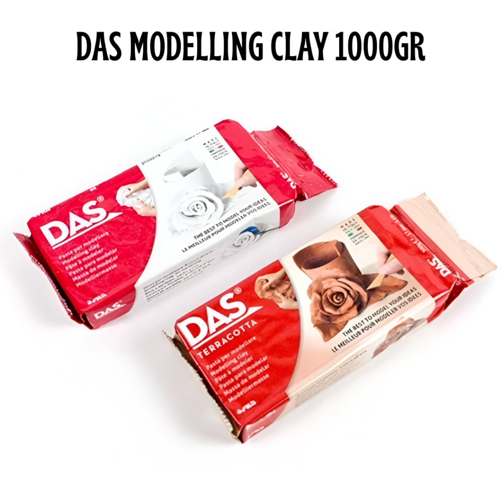 Jual DAS Modelling Clay 1000 Gr Tanah Liat Air Dry Kerajinan Sculpting ...