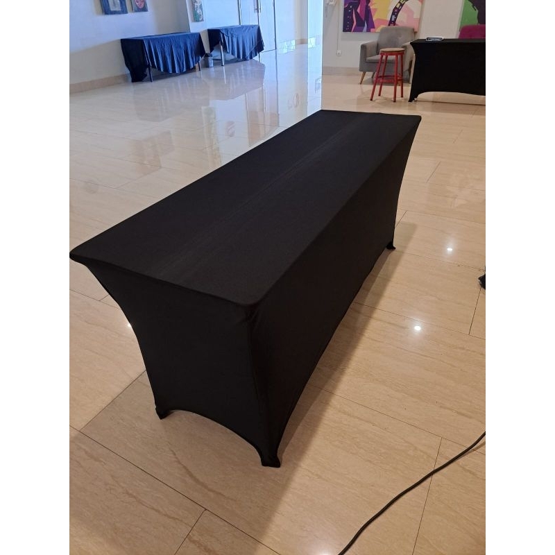 Jual cover meja IBM model ketat [ cover meja hotel [ table cover ...