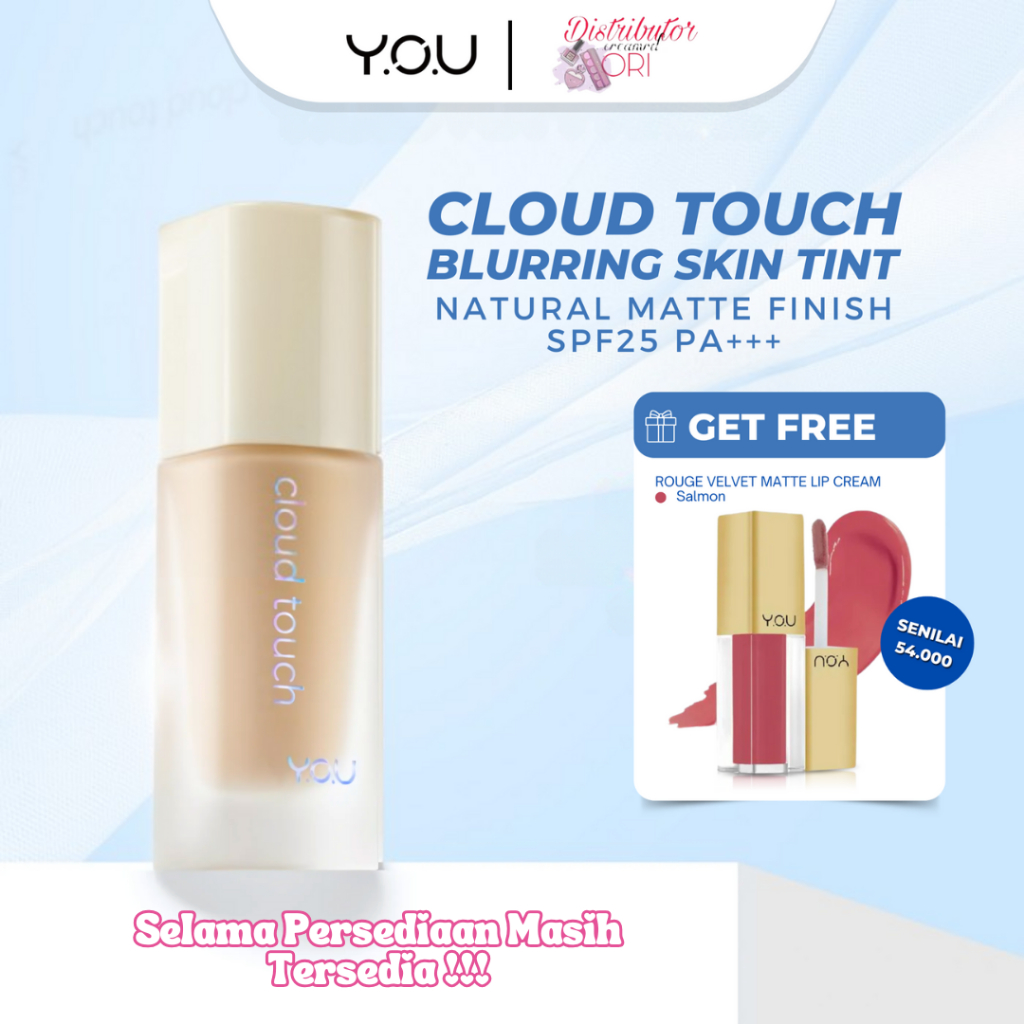 Jual YOU Cloud Touch Blurring Skin Tint | Liquid Foundation | Natural ...