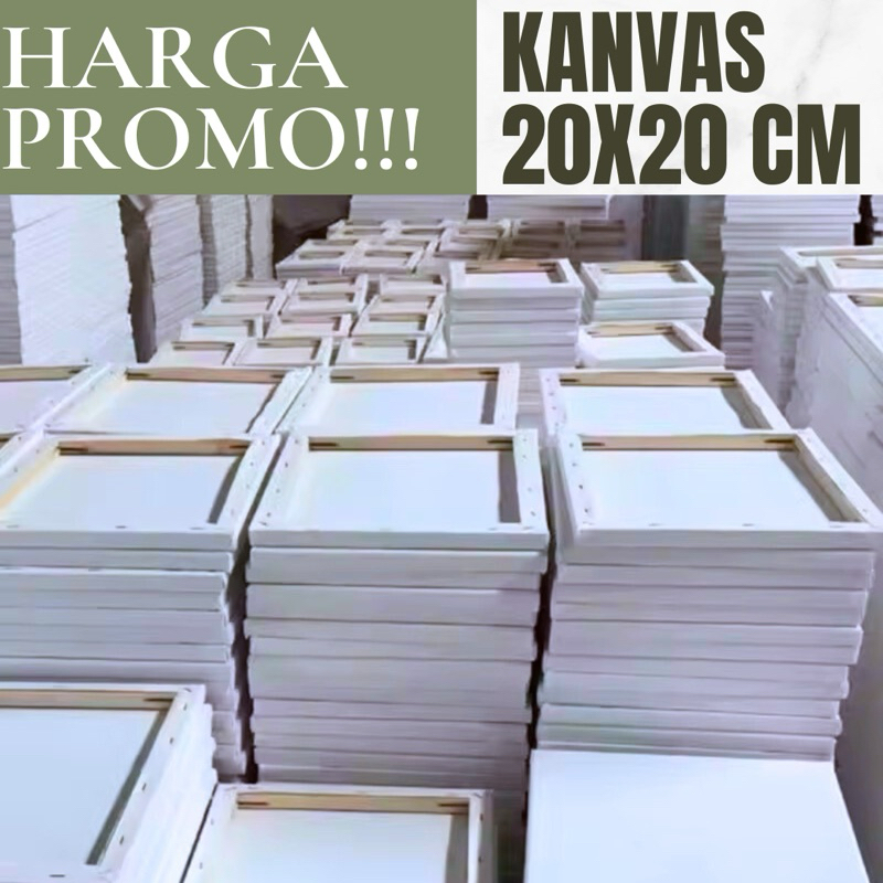 Jual kanvas Lukis 20x20 cm canvas Lukis mini | Shopee Indonesia