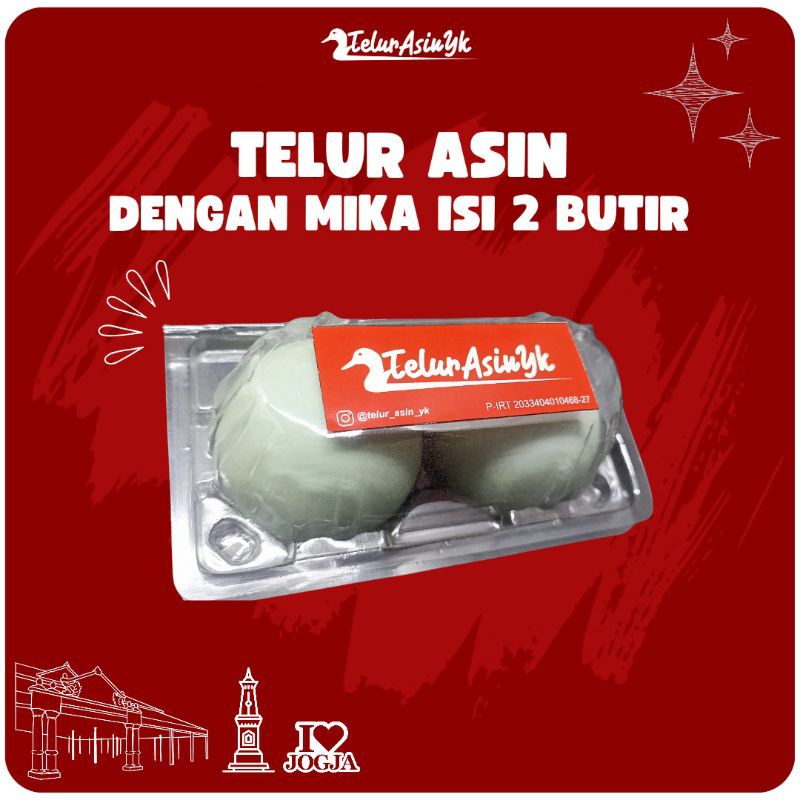 Jual Paket Telur Asin Isi 2 Butir Dengan Mika | Shopee Indonesia