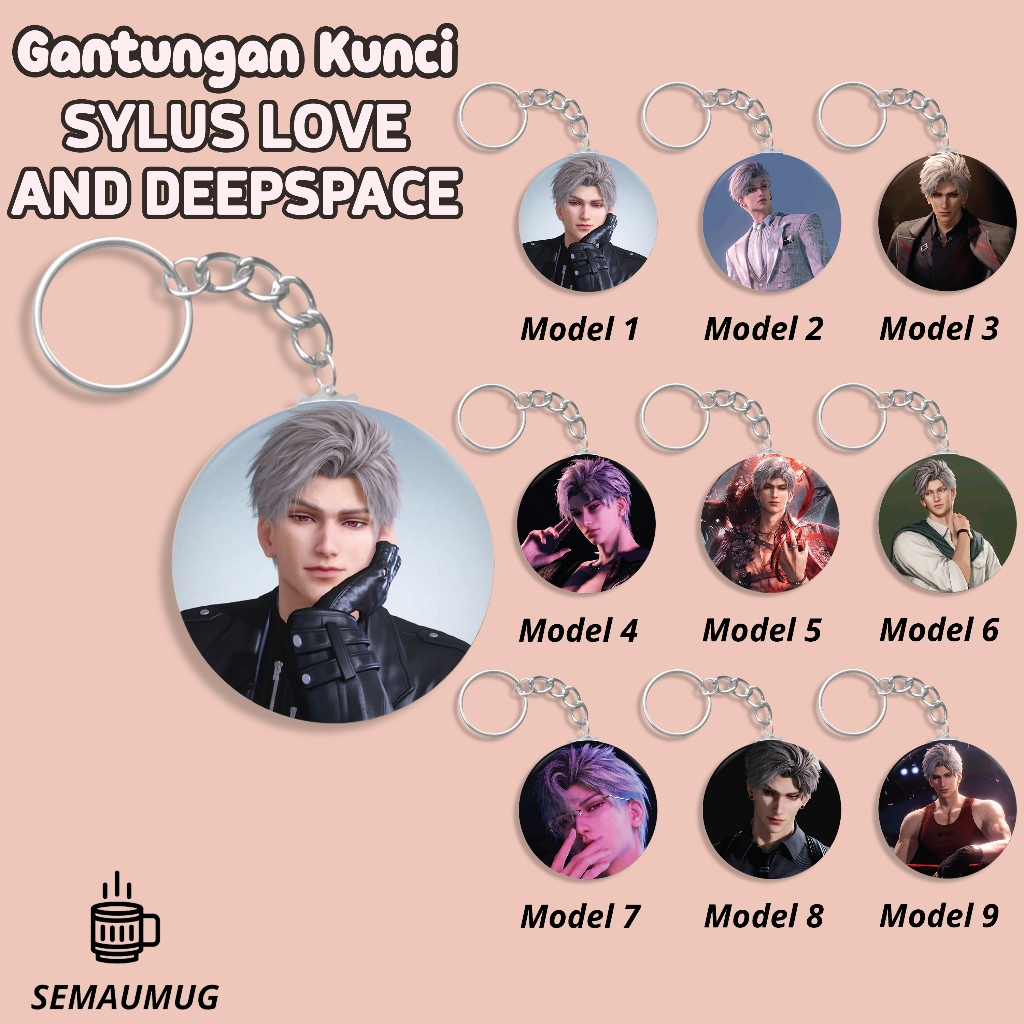 Jual GANTUNGAN KUNCI SYLUS LOVE AND DEEPSPACE KADO GANCI BULAT ANIME ...