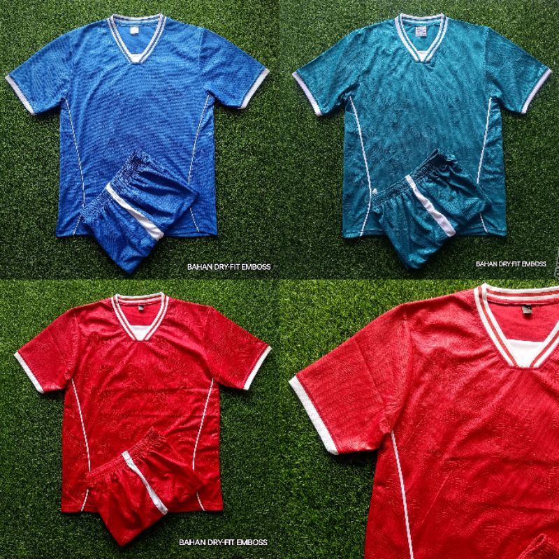 Jual DRY-FIT EMBOSS NEW STELAN JERSEY FUTSAL DAN BOLA MODEL JERSEY ...