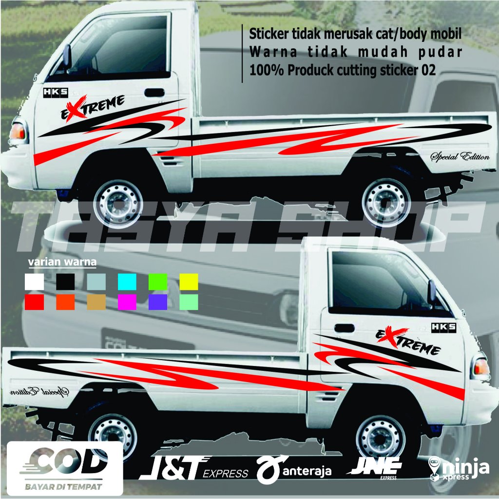 Jual stiker mobil pickup carry futura Stiker Pickup Indonesia stiker ...