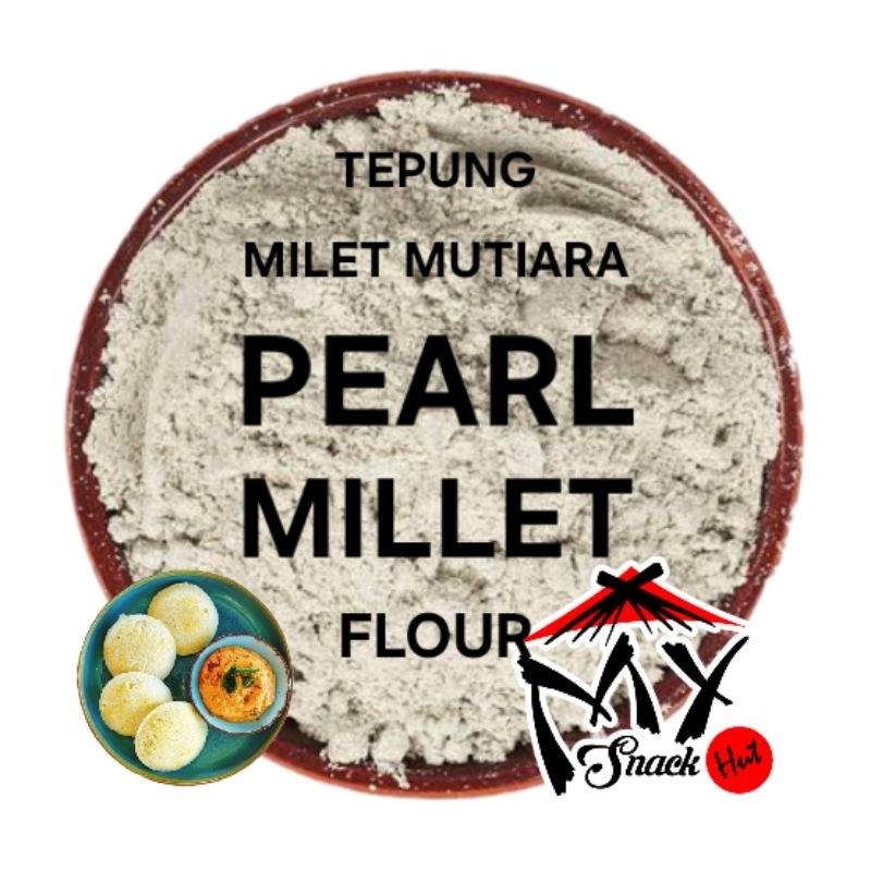 Jual TEPUNG PEARL MILLET 1KG ORGANIK MILET MUTIARA HIJAU HALWA PARATHA ...