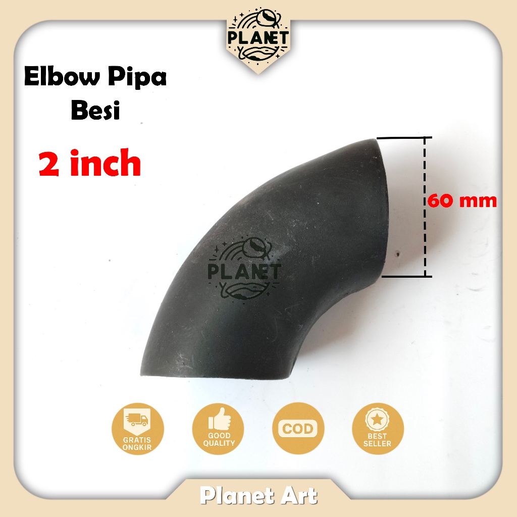 Jual Elbow keni besi pipa las 2 inch Lbow keni knee pipa las penyambung ...