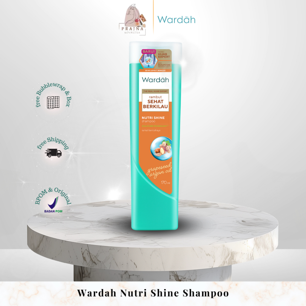 Jual Wardah Nutri Shine Shampoo 170 ml - Rambut Berkilau - Mengandung ...