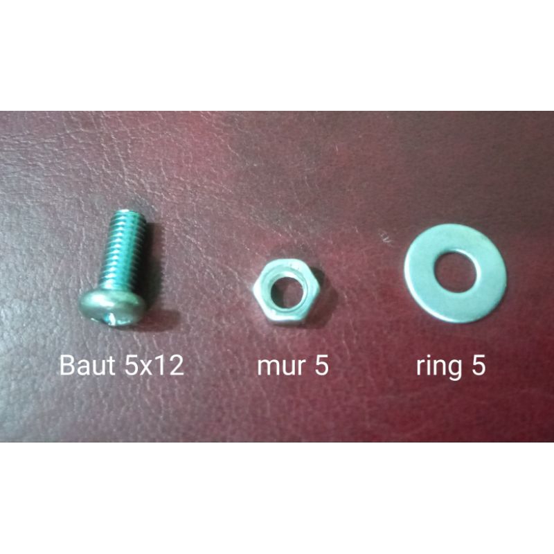 Jual BAUT 5mm RING 5mm MUR 5mm | Shopee Indonesia