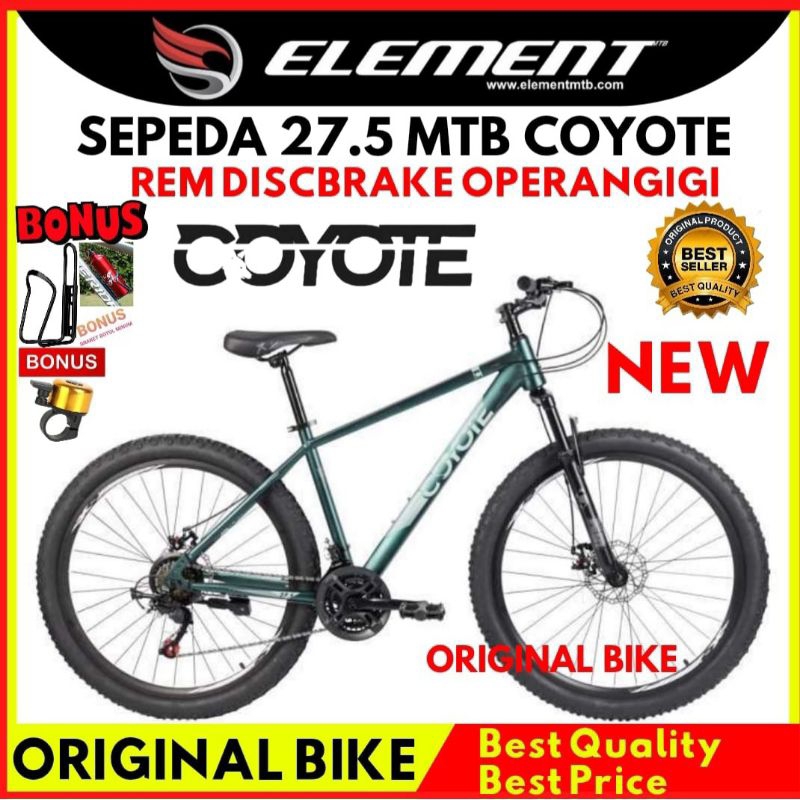 Jual Sepeda Gunung 27.5 Mtb Element Coyote Rem Discbrake Operan Gigi ...