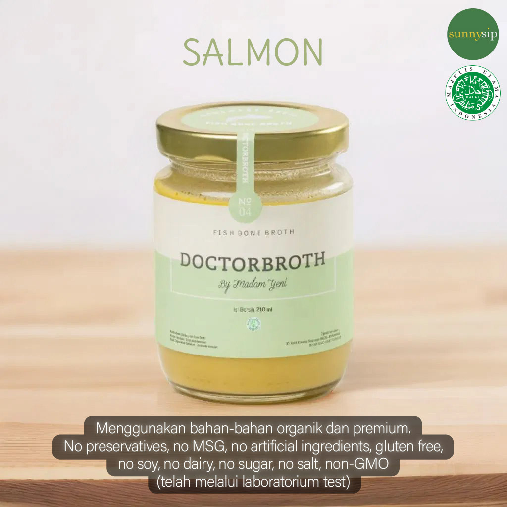 Jual Fish Bone Broth - Kaldu Tulang Doctor Broth - Kaldu Ikan Salmon ...