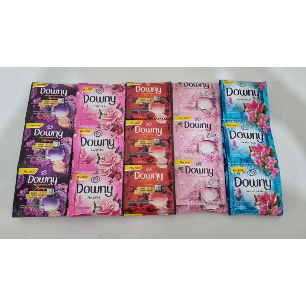 Jual Downy Sachet 500 Ukuran 8ml (1 Renceng Isi 12 Sachet) | Shopee Indonesia