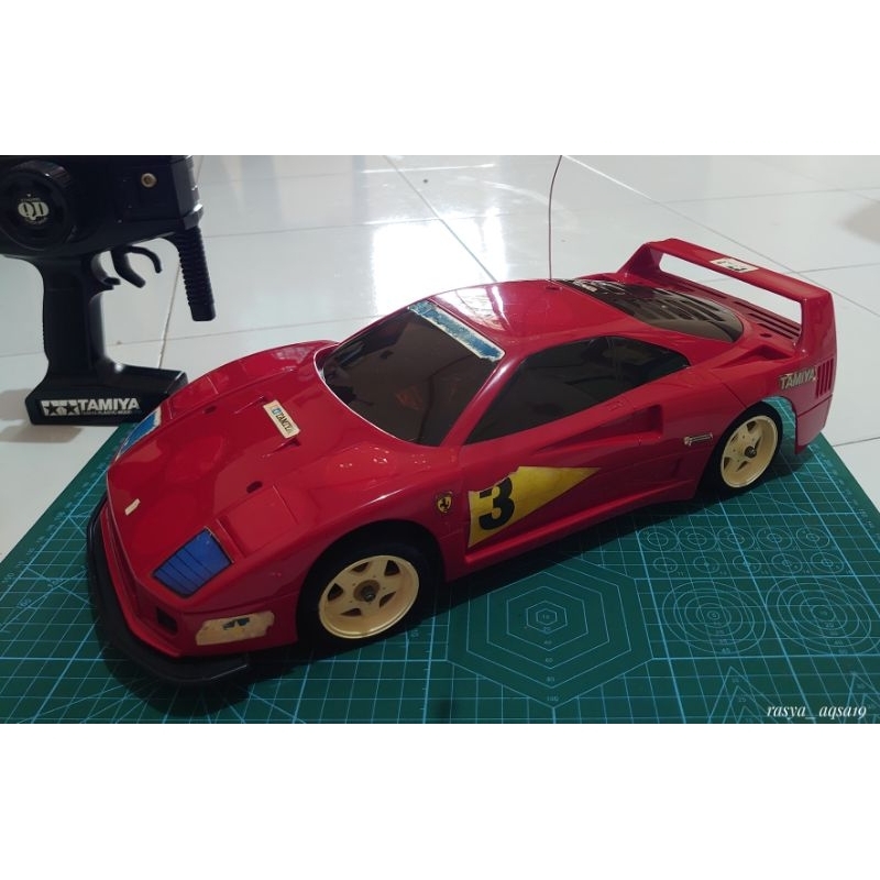 Jual RC TAMIYA FERRARI F40 1:12 tahun 1991 langka | Shopee Indonesia