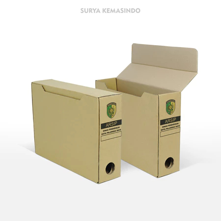 Jual kardus arsip packing file dokumen kas masuk keluar kantor print tulisan dinas pendidikan ...